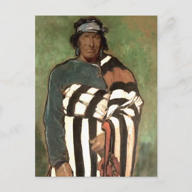 “Navajo” Western Art by Gerald Cassidy Postcard | Zazzle