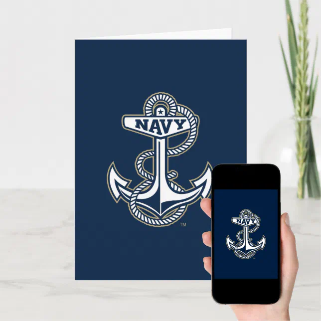 Naval Academy Anchor Card | Zazzle