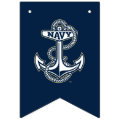 Naval Academy Anchor Graduate Bunting Flags | Zazzle