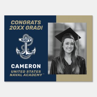 Naval Academy Anchor Graduate Sign | Zazzle