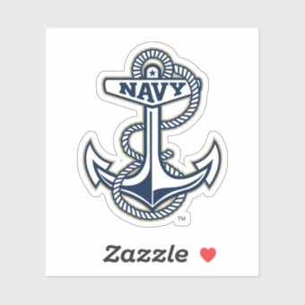 Naval Academy Anchor Sticker | Zazzle