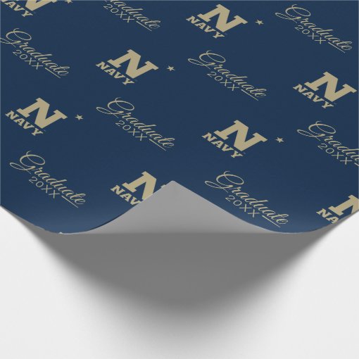 Naval Academy Graduate Wrapping Paper | Zazzle