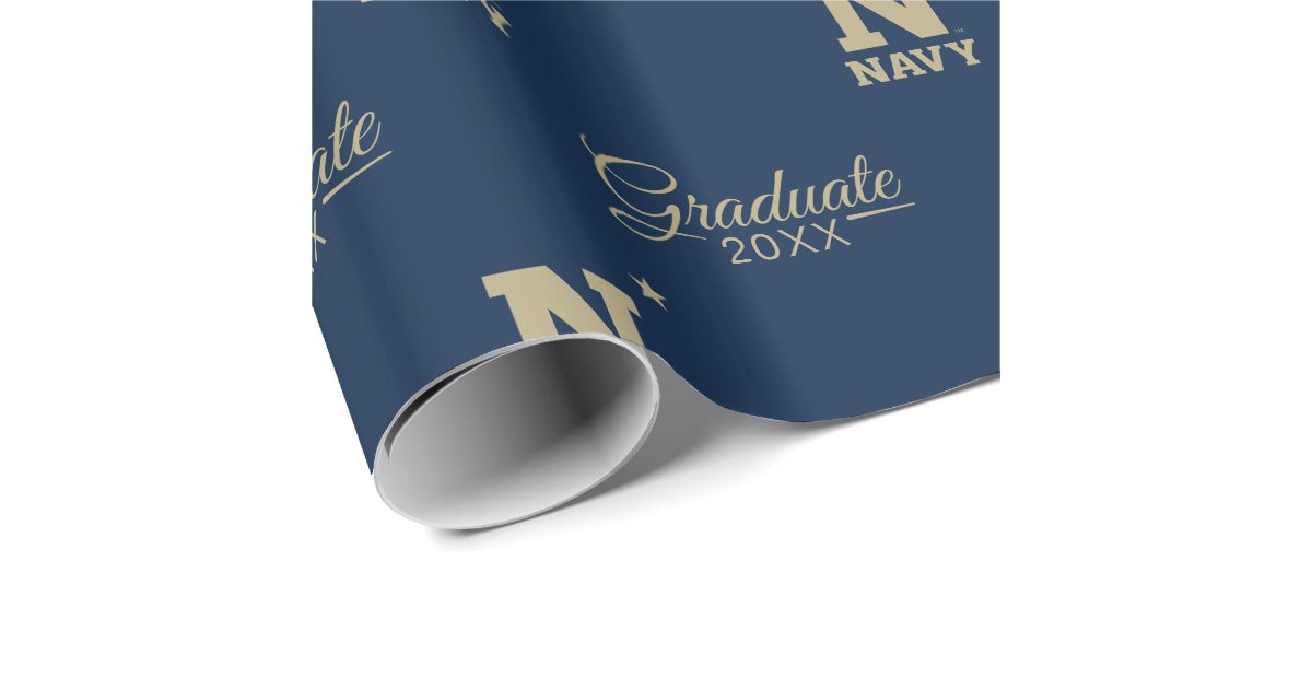Naval Academy Graduate Wrapping Paper | Zazzle
