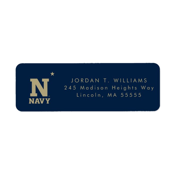 Naval Academy Logo Label | Zazzle.com
