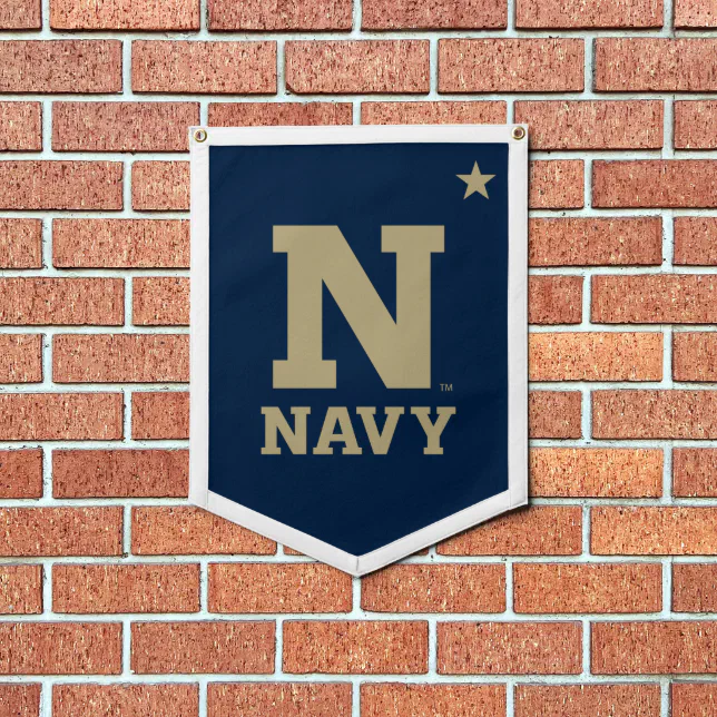 Naval Academy Logo Pennant | Zazzle