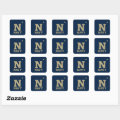 Naval Academy Logo Square Sticker | Zazzle
