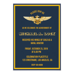 Military Promotion Invitations | Zazzle