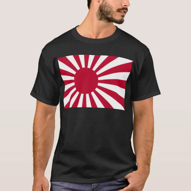 Naval Ensign of Japan - Japanese Rising Sun Flag T-Shirt | Zazzle