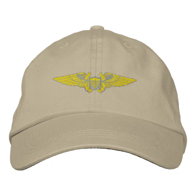 Naval Flight Officer Embroidered Baseball Hat | Zazzle