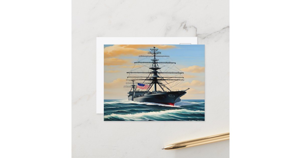 Naval Ship Postcard | Zazzle