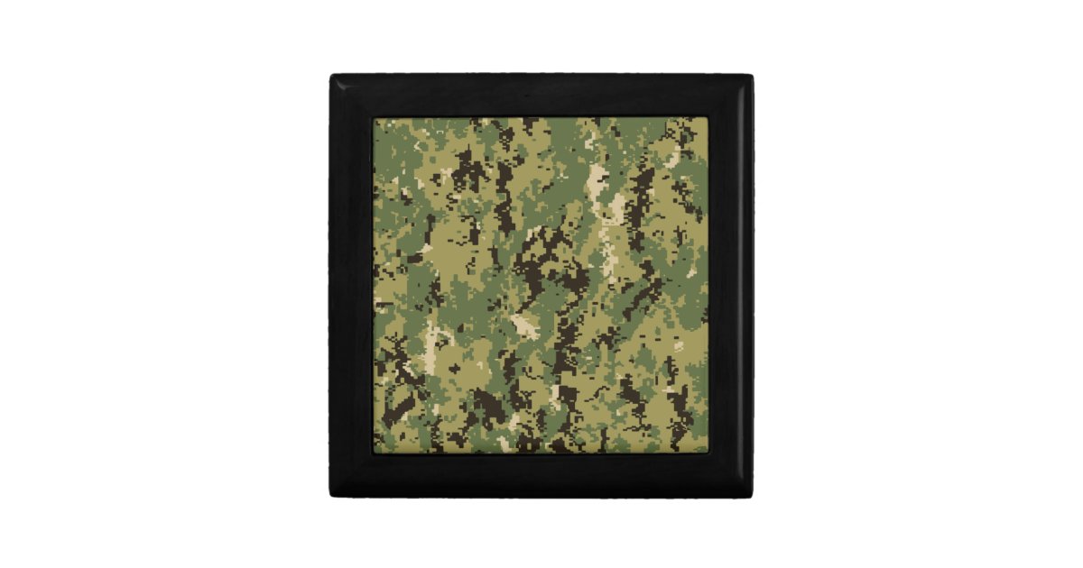 Naval Woodland Camouflage Gift Box | Zazzle