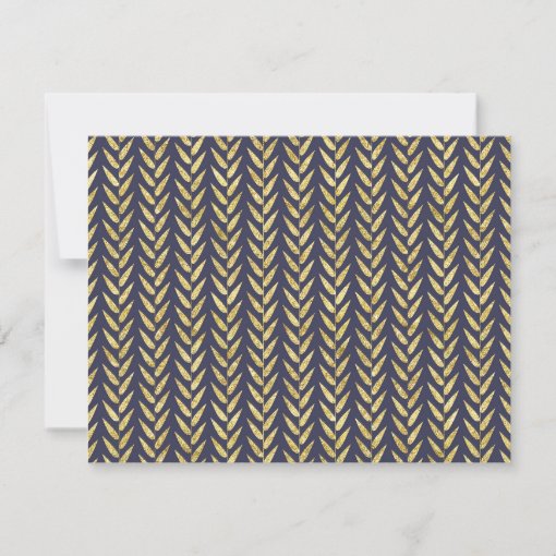 Navy and Gold Leaf Monogrammed Stationery Note Card | Zazzle