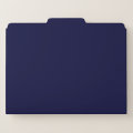 Navy and White Logo File Folders | Zazzle