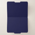 Navy and White Logo File Folders | Zazzle