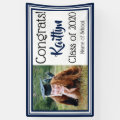 Navy and White School Colors Photo Banner | Zazzle