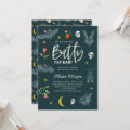 Navy Bats Batty for Baby Shower Invitation | Zazzle