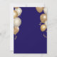 Navy Blue and Gold Graduate Cap Graduation Party Invitation | Zazzle