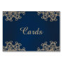 Navy Blue and Gold Indian Style Card | Zazzle