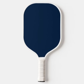 Navy Blue and White | Modern Monogram Pickleball Paddle | Zazzle