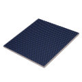 Navy Blue Automotive Carbon Fiber Weave Print Tile | Zazzle