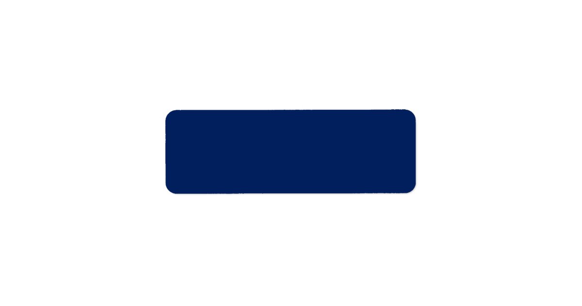 Navy blue background blank custom label | Zazzle
