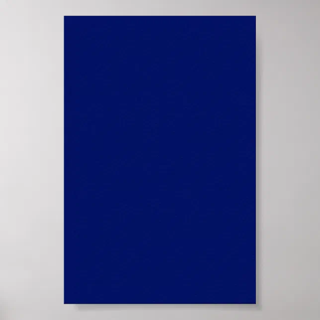 Navy Blue Background on a Poster | Zazzle