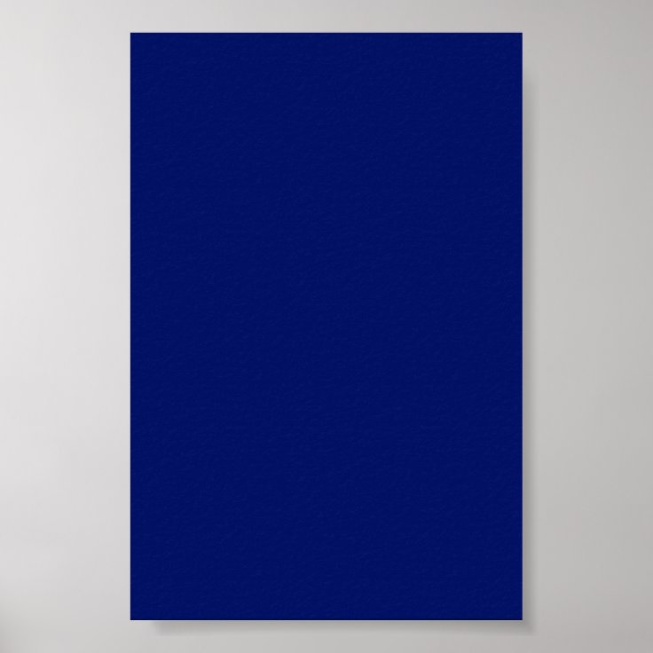 Navy Blue Background on a Poster | Zazzle