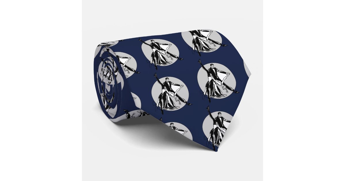 Navy Blue Ballroom Dancing Tie | Zazzle
