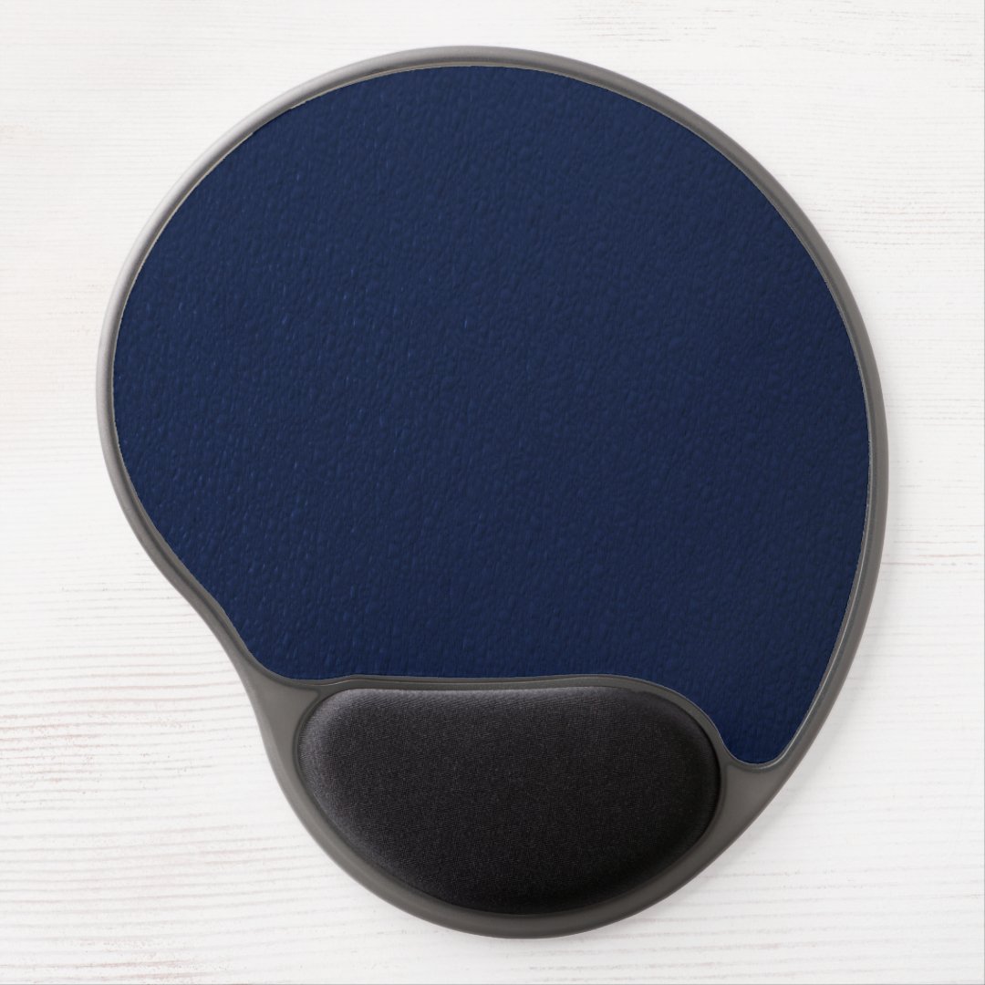 Navy Blue Bumpy Pattern Gel Mouse Pad | Zazzle