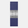 Navy blue business logo runner | Zazzle