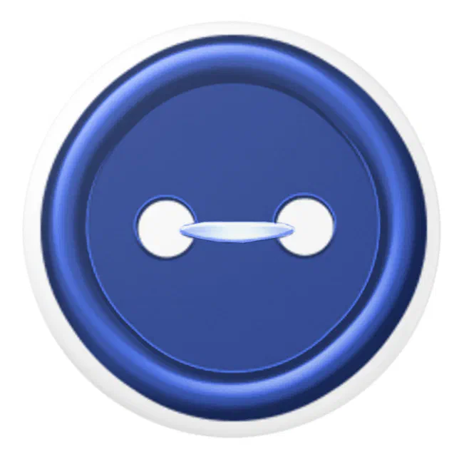 Navy Blue Button Drawer Pull | Zazzle
