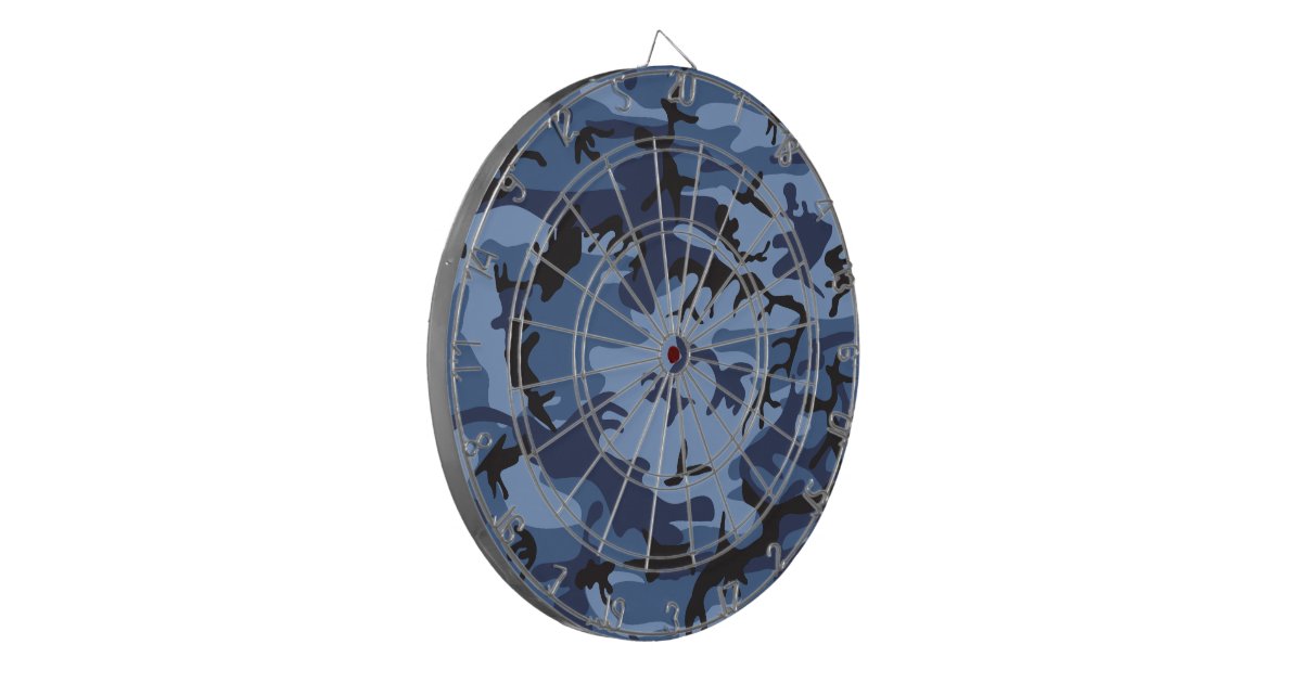 Navy Blue Camouflage, Military, Army Dart Board | Zazzle