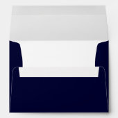 Navy Blue Envelopes | Pre-Printed Return Address | Zazzle