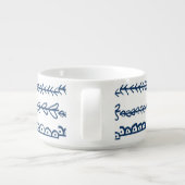 Navy Blue Fun Doodles Wedding Bowl | Zazzle