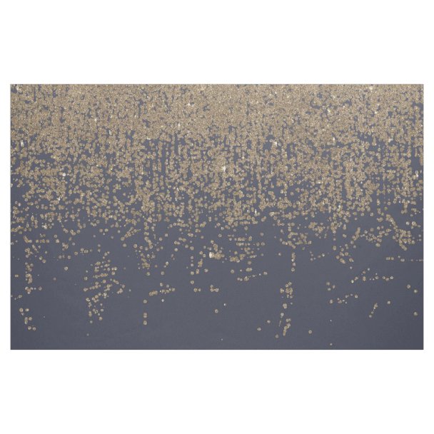 Glamorous Gold Glitter Sequin Ombre Gradient Fabric | Zazzle