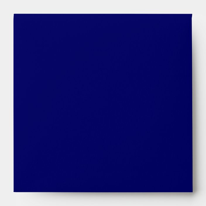 Navy Blue Gold Square Envelope | Zazzle.com