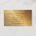 Navy Blue Grungy Gold Marble Vip Business Card | Zazzle