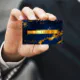 Navy Blue Grungy Gold Marble Vip Business Card | Zazzle
