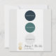 Navy Blue & Hunter Green Color Palette Card | Zazzle