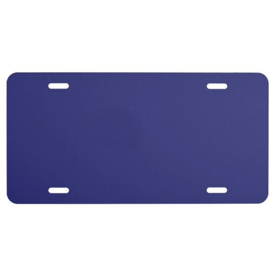 “Navy Blue” License Plate | Zazzle.com