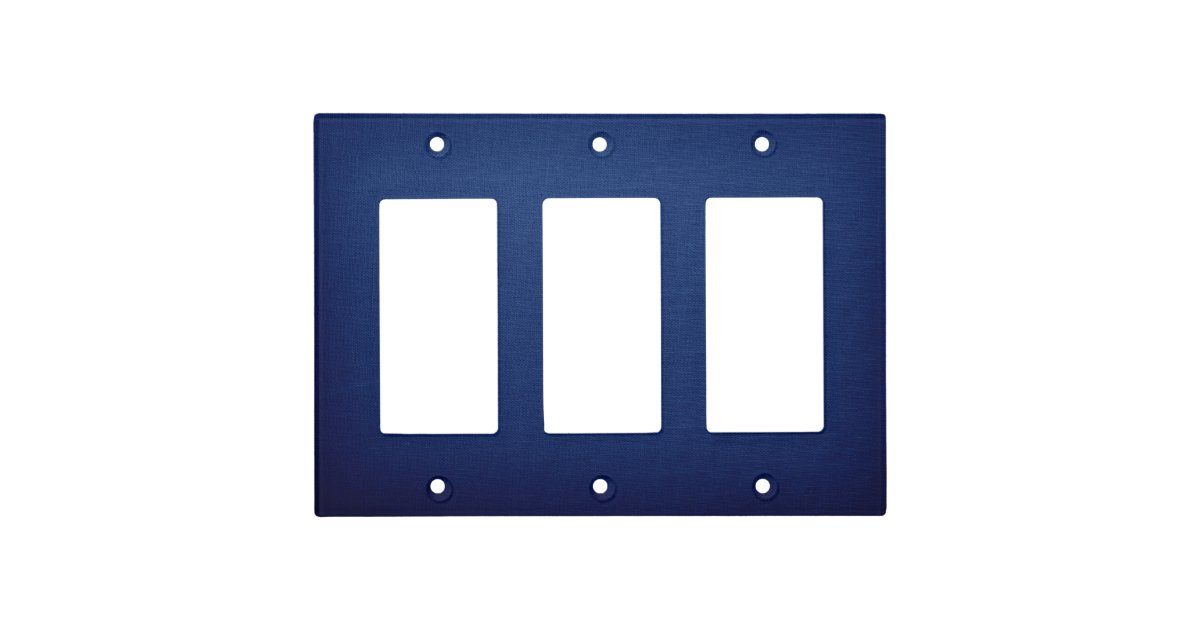 Navy Blue Light Switch Cover | Zazzle