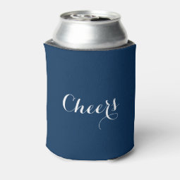 Navy Blue Nantucket Island Map Wedding Favor Can Cooler | Zazzle