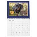 Navy Blue Nautical Rope Frame Photo Calendar | Zazzle