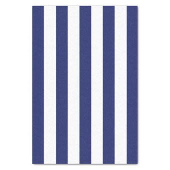 Navy Blue Nautical Stripes Tissue Paper | Zazzle