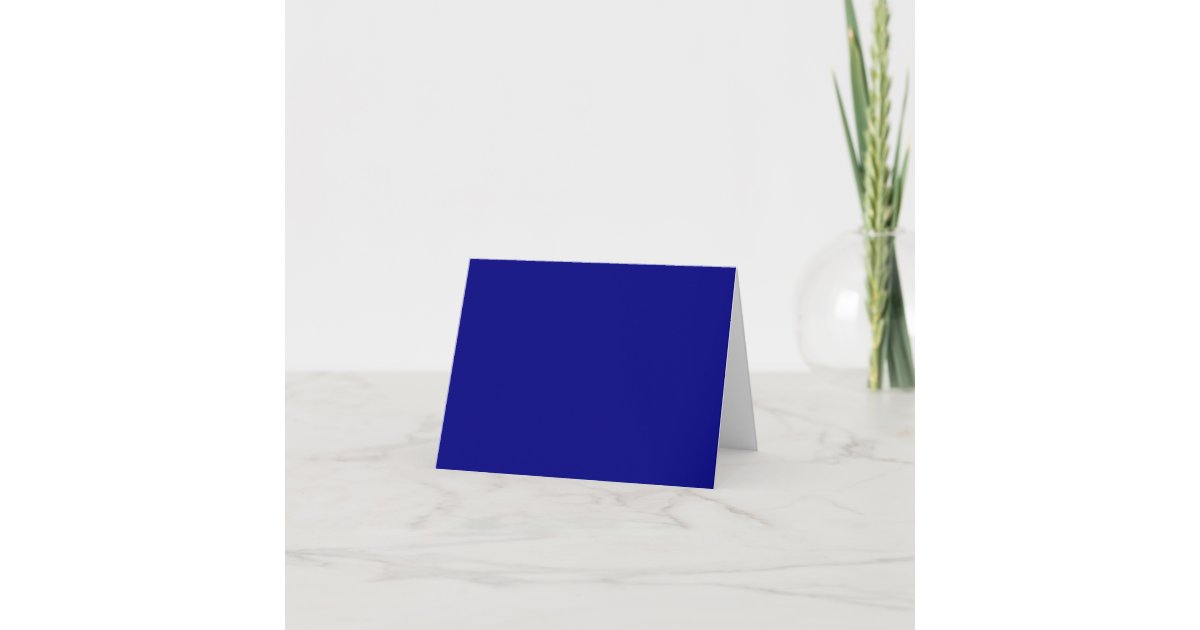 Navy Blue Note Card | Zazzle