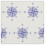 Compass Rose Ship Wheel pattern fabric | Zazzle.com