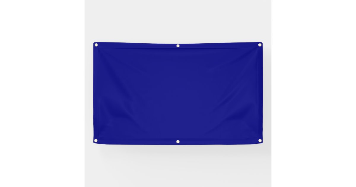 Navy Blue Outdoor Banner | Zazzle