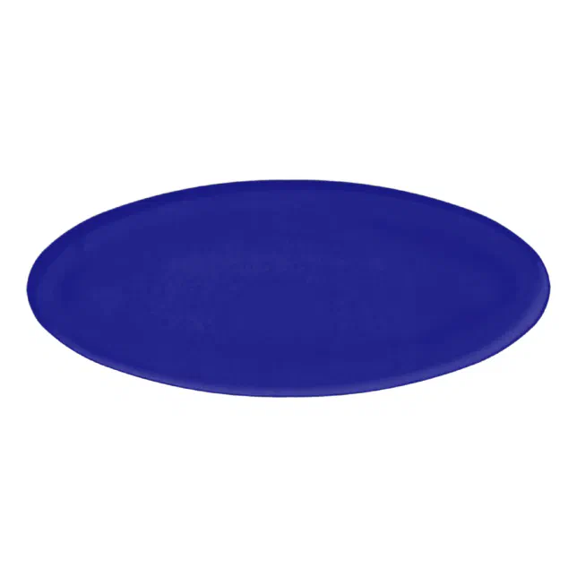 Navy Blue Oval Name Tag | Zazzle