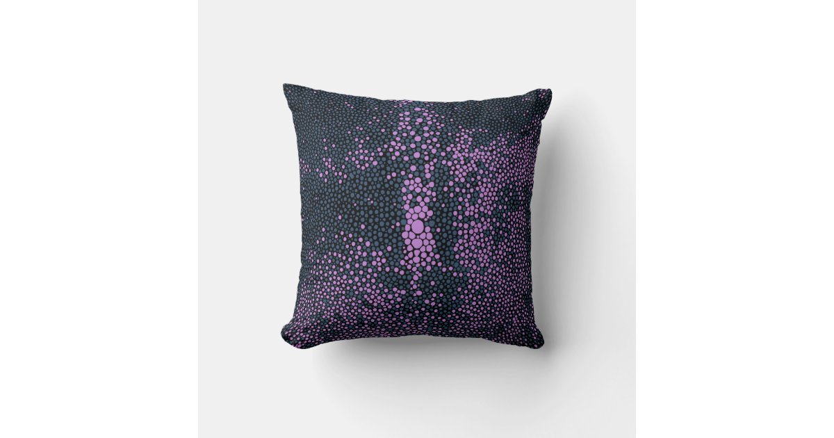 Navy blue & Purple Shagreen Throw Pillow | Zazzle
