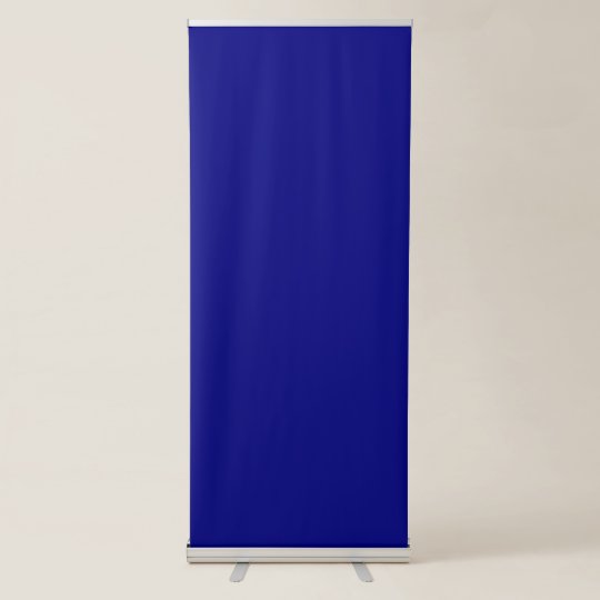 Navy Blue Retractable Banner | Zazzle.com